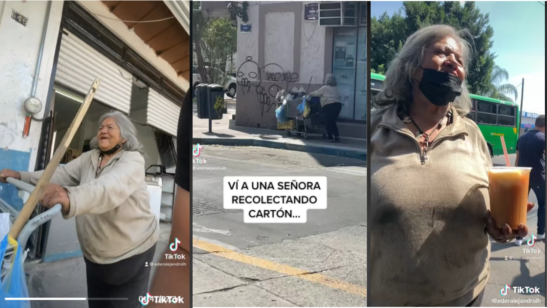 Tik Toker faz compra para catadora de recicláveis e compartilha reação