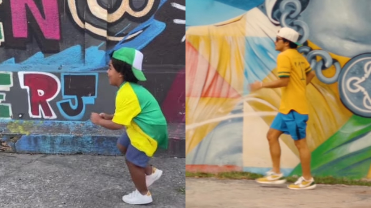 “Bruninho Mars” viraliza após replicar vídeo do artista